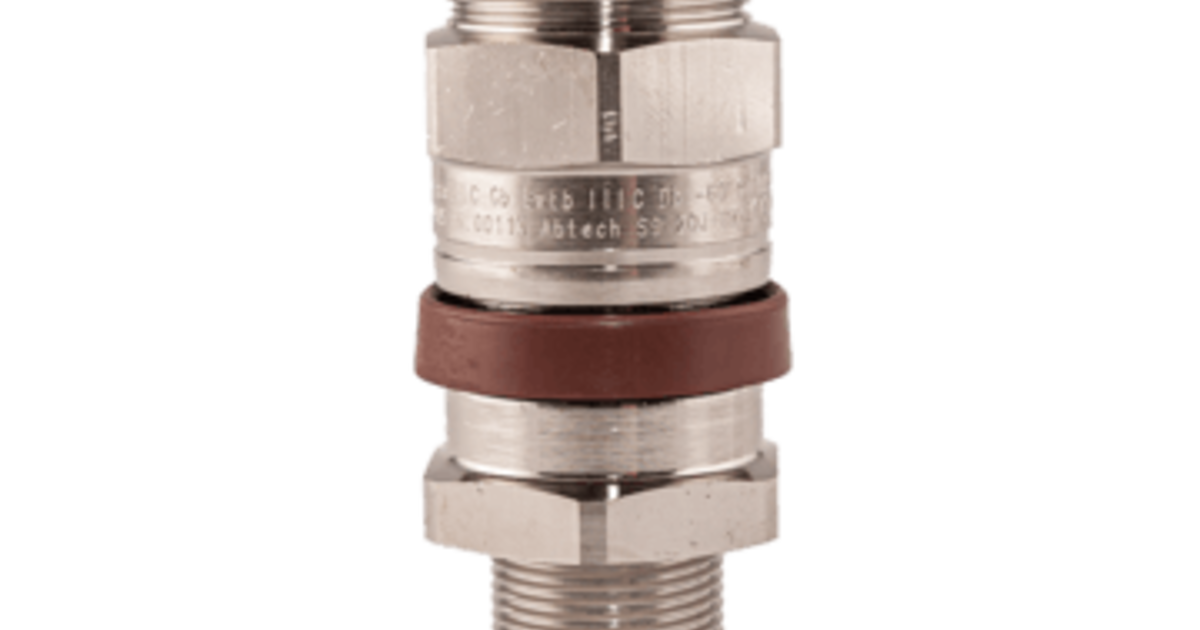 Ex-rated compound barrier cable gland for armoured cable | Abtech
