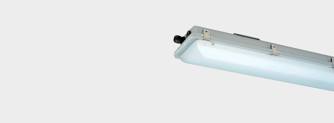 Linear GRP luminaire for Zone 2 & 22 areas | Abtech